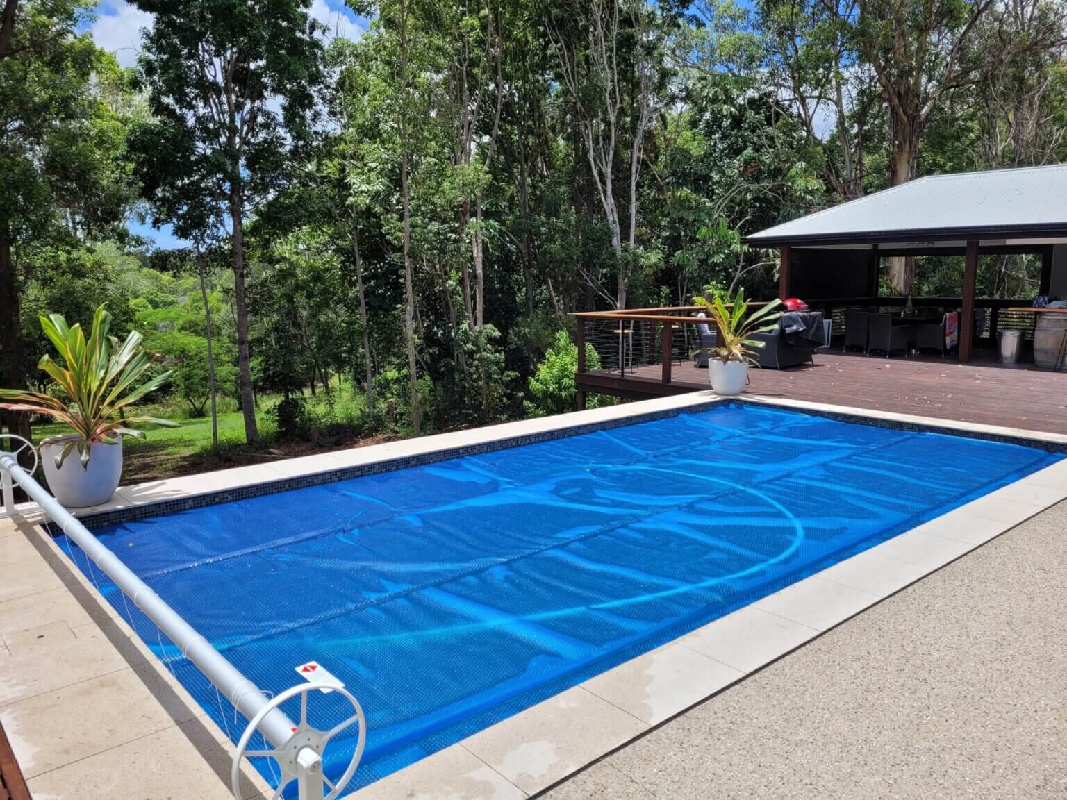 How to Stop Pool Evaporation, Install a Pool Cover. - Pool Heating